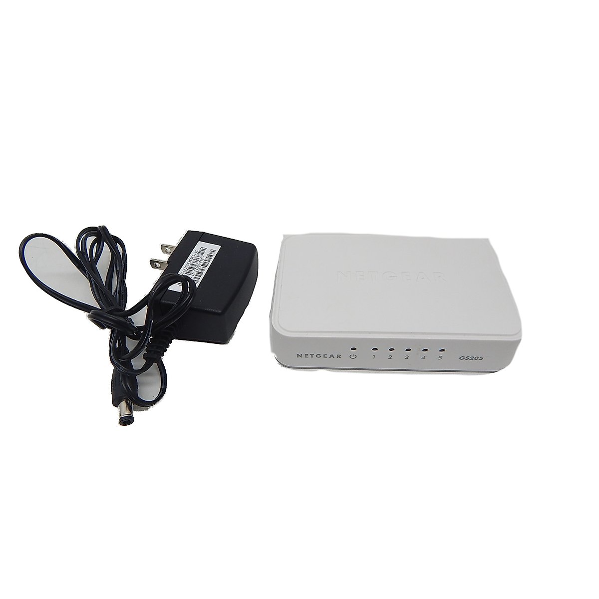 Netgear GS205-100PAS NETGEAR 5-Port Gigabit Ethernet Unmanaged Switch, Desktop, 10/100/1000Mbps (GS205)