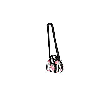 Betsey Johnson Hardside Cosmetic Case - Lightweight Small Size Hardshell Travel Hand Makeup Bag - Adjustable Shoulder Strap - Bag for Women - Multi-Functional Case (Print)