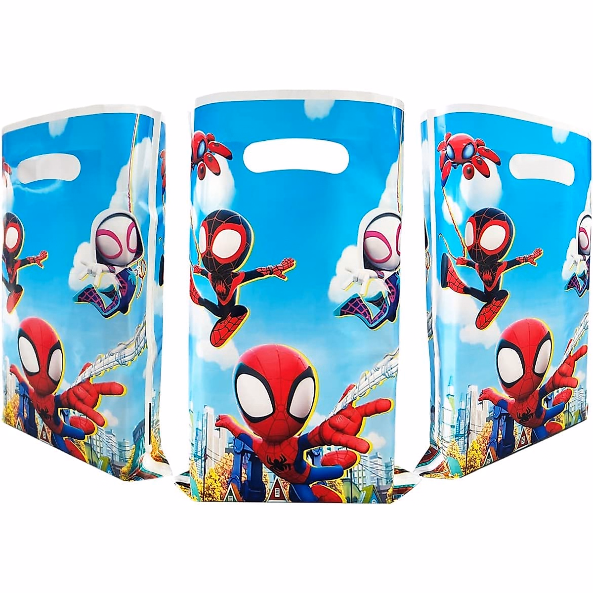 30pcs Spiderman Birthday Party Gift Bags Candy Bags Goody Bags Spiderman Birthday Party Supplies Decorations (2)