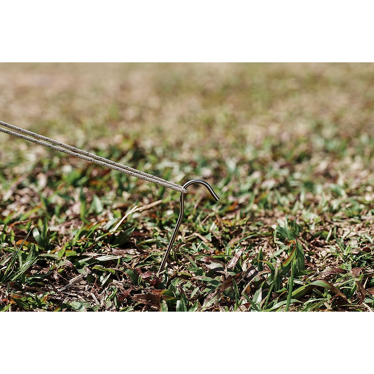 iBasingo 8pcs/lot 16.5cm Titanium Alloy Pegs Camping Tent Pegs 3MM Thicken Portable Elbow Grass Nail Tent Hardware A-Ti4003P