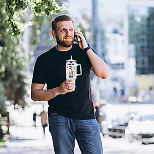 Akita Dog Mom 40 oz Insulated Tumbler with Handle and Straw - Dog Lover Gift for Women