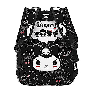 Anime Backpack Girls Kawaii Bookbag Cute Travel Backpacks College Bookbag Lightweight Soft Daypack