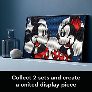 LEGO Art Disney’s Mickey Mouse 31202 Craft Building Kit; A Wall Decor Set for Adults Who Love Creative Hobbies, New 2021 (2,658 Pieces)
