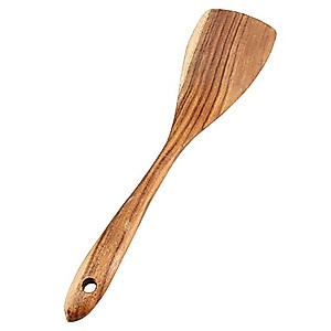 Spatula, Wooden Spatula Turner Fried Shovel Cooking Kitchen Utensils Shovel (31.5 * 7.5cm)