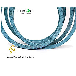 Lawn Mower Tractors Deck Kevlar V Belt 1/2" x 137" for MTD/Cub Cadt 754-05012, 754-05012A, 954-05012, 954-05012A; Gravely: 07200524