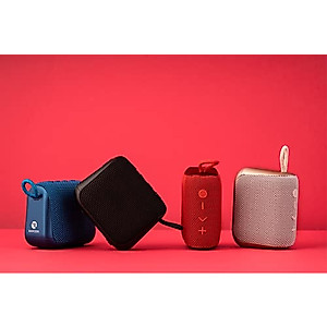 Raycon Everyday Speaker with Microphone IP67 Dustproof and Waterproof TWS Multilink Bluetooth 5.0 Portable Outdoor Wireless Speaker for Home, Outdoors, Travel (Carbon Black)