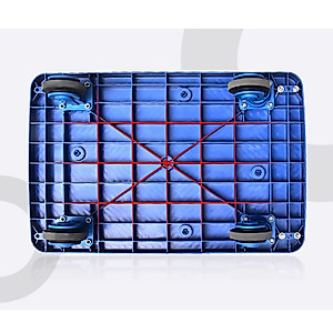 Hand Truck Platform Hand Truck with Quiet Wheels Moving Trolley Cart with Foldable Handle and High Weight Capacity for Factories Shops Folding Cart (Size : 63 * 105-ultramute)