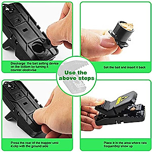 Mouse Traps, Mice Traps for House, Small Mice Trap Indoor Quick Effective Sanitary, Mice Snap Trap, Safe Mousetrap Catcher for Family and Pet - 6 Pack (6)