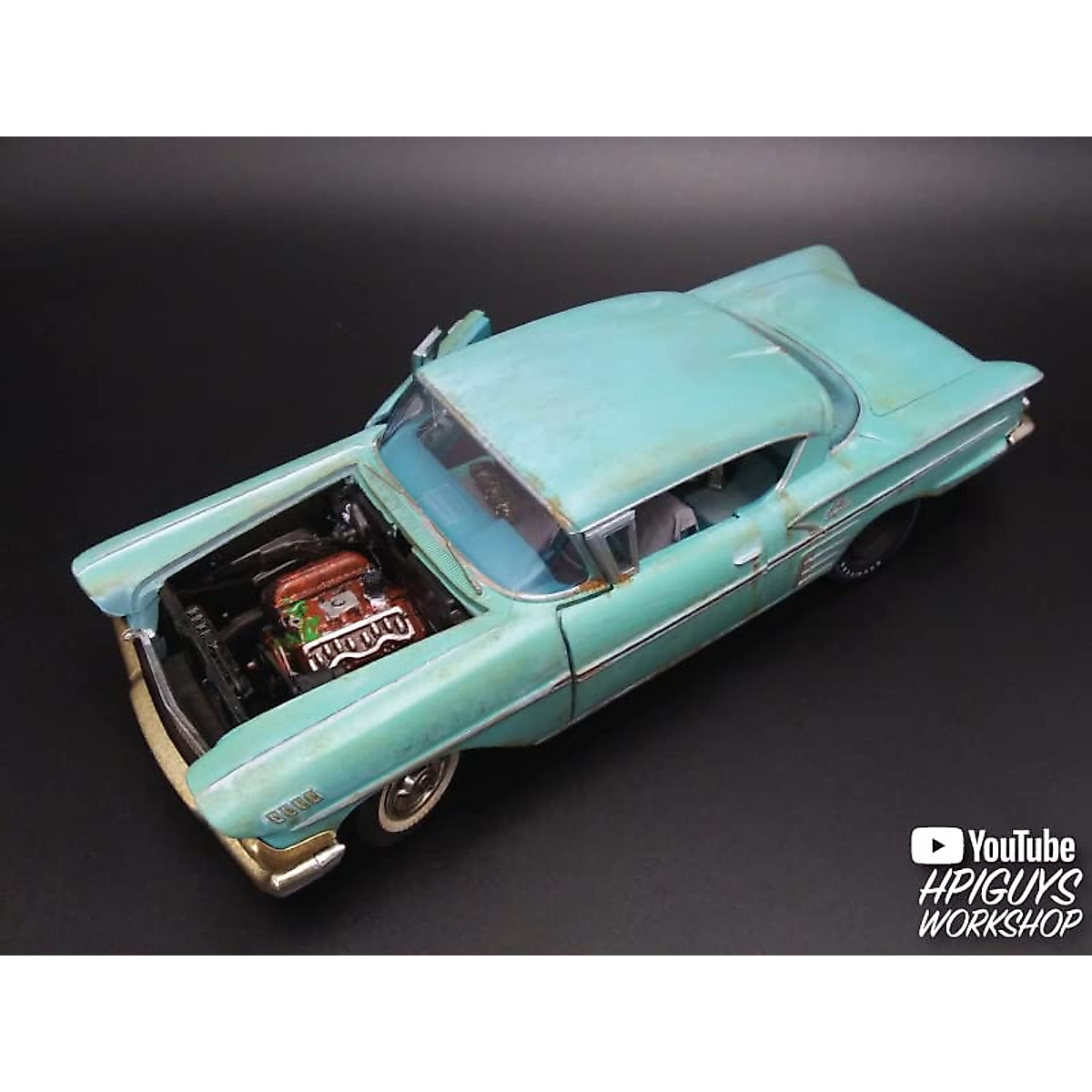 AMT 1958 Chevy Impala Hardtop Ala Impala 1:25 Scale Model Kit