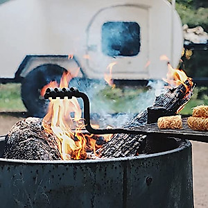 ECHSUM Wood Charcoal Fire Starter - 100Rolls, Fat Wood Firestarter for Firepit Stove Fireplace, Grill Camping Wood Fire Starter for Fatwood Sticks BBQ Survival