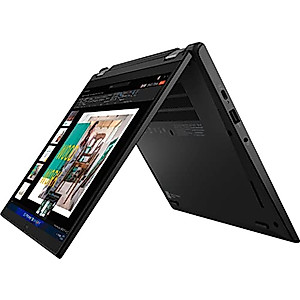 Lenovo Latest ThinkPad X13 Yoga Gen 3, i7-1255U, 13.3" 2K (2560x1600) IPS, Touchscreen, 16GB DDR4, 1TB SSD, Intel Iris Xe Graphics, Integrated Pen, Weigh 2.65 lbs, 1080p Camera, Win 11 Pro - Black
