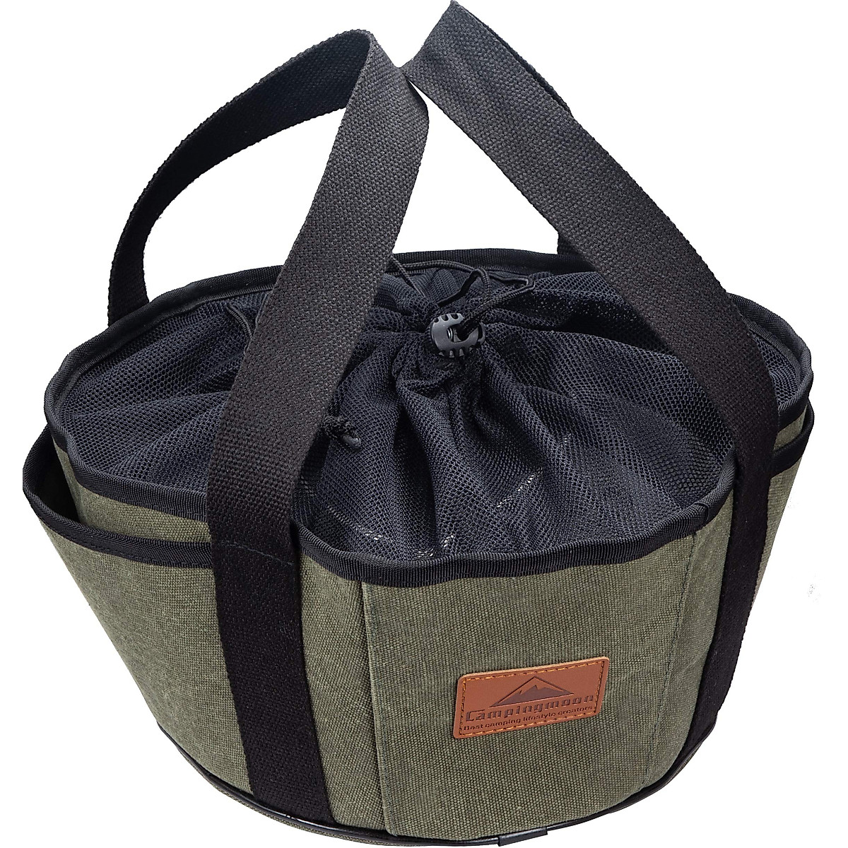 CAMPINGMOON Canvas Carry Bag for 10-inch Dutch Oven DO-28BK