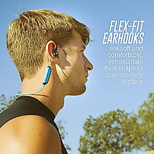 MEE audio X8 Secure-Fit Stereo Bluetooth Wireless Sports In-Ear Headphones (Blue)