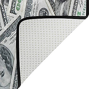 ALAZA Funny Dollar Money Area Rug Rugs for Living Room Bedroom 7' x 5'