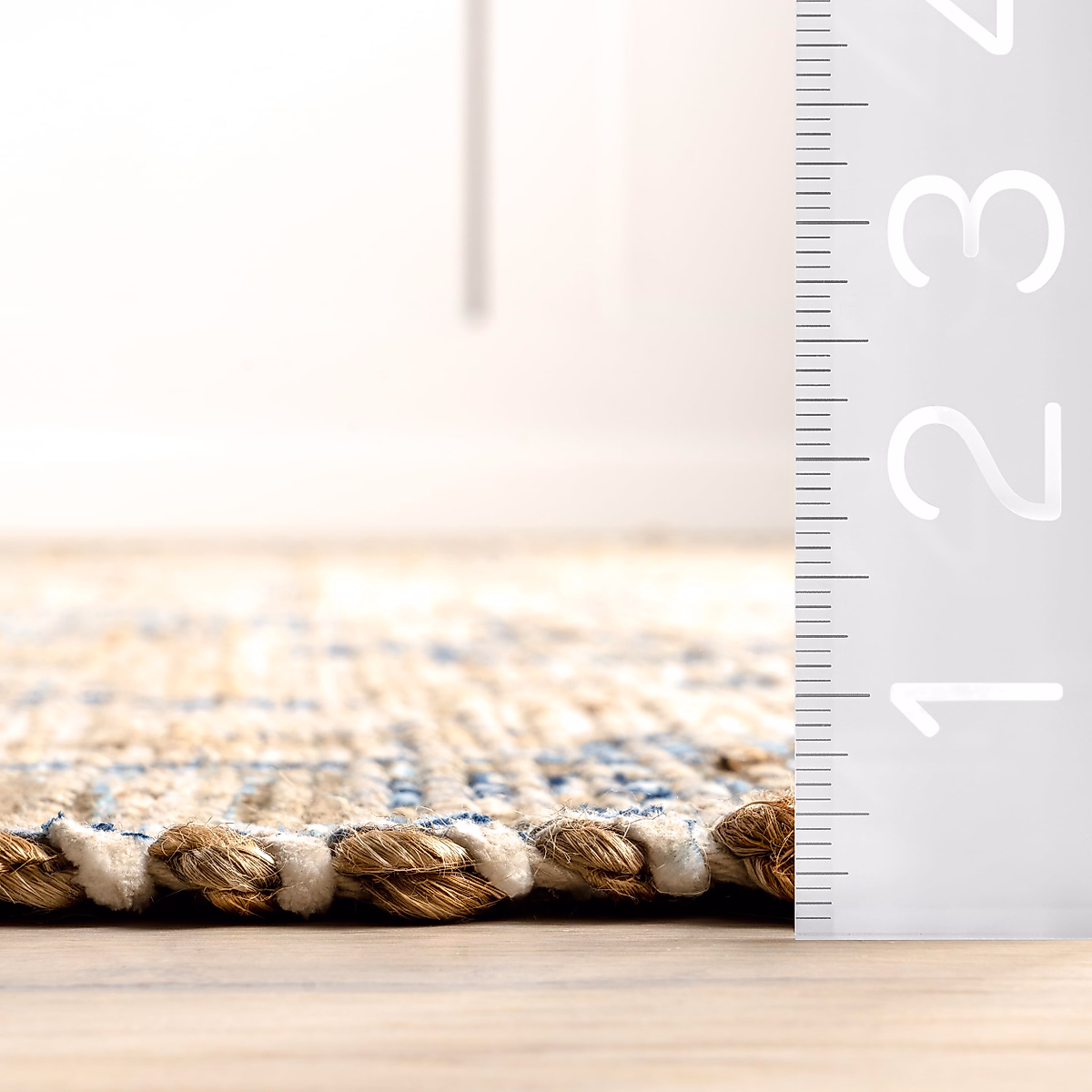 Rugs USA x Lauren Liess Marigold Vintage Tasseled Area Rug, 6x9, Sand