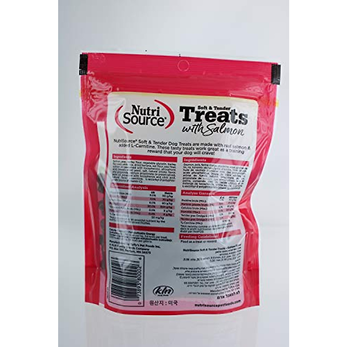 (3 Pack) Nutri Source Soft/Tender Dog Treat Flavor: Salmon 6-Ounces