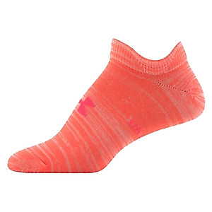 Under Armour Women''s Essential 2.0 No Show Socks, 6-Pairs, Beta Tint/Brilliance Medium, 1332943