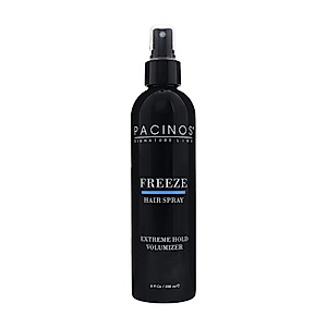 Pacinos Freeze Hair Spray - Extra Hold texture spray for All Hair Type - Professional Hair Setting & Finishing Spray for Maximum Volume