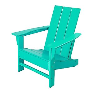 BIVODA Outdoor HDPE Adirondack Chair, Fire Pit Chair, Weather Resistant, Clearance (Aruba)