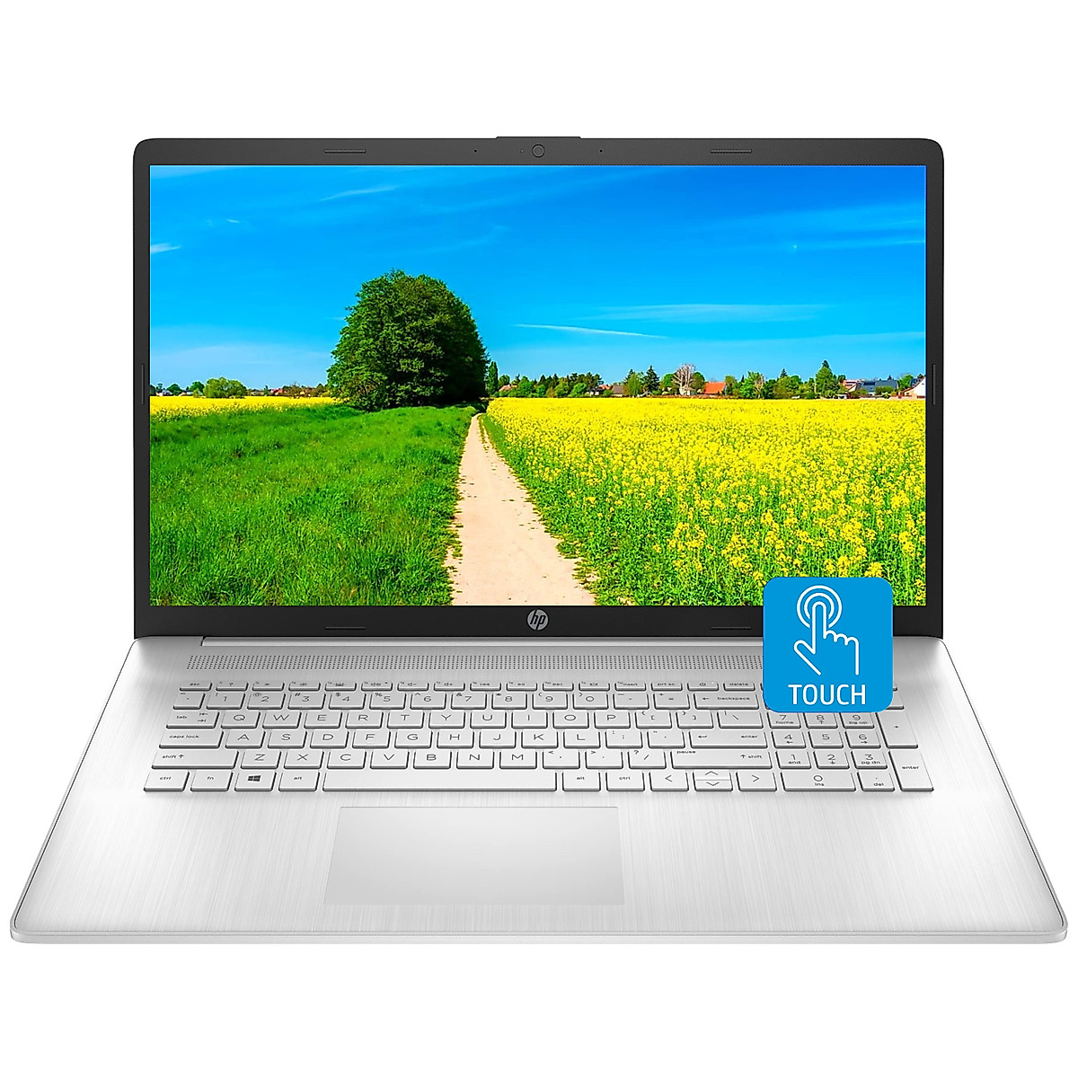 HP 2022 Newest 17z Laptop, 17.3'' HD+ Touchscreen, 32GB DDR4 RAM, 1TB SSD + 2TB HDD AMD Ryzen 3 5300U Processor, HDMI, USB Type-C, Wi-Fi 5, Bluetooth, Windows 10 Home, Silver