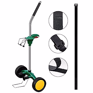 BRILAW Plant Dolly Caddy for Potted Plant,Adjustable Grip Arm Garden Flower Pot Mover with Fastening Cinch Strap