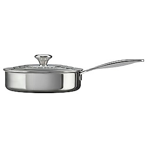 Le Creuset Tri-Ply Stainless Steel Saute Pan, 3 qt.