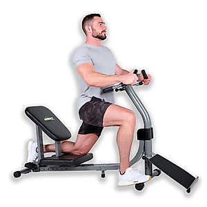 Full Body Stretching Machine Nitrofit Limber Pro. Only Stretch Machine with Adjustable Sliding Seat & Slant Board. Stretch Training Video included. Great for Spinal Decompression, Improving Flexibility, Mobility, Muscle Pain Relief for back, Home Gym