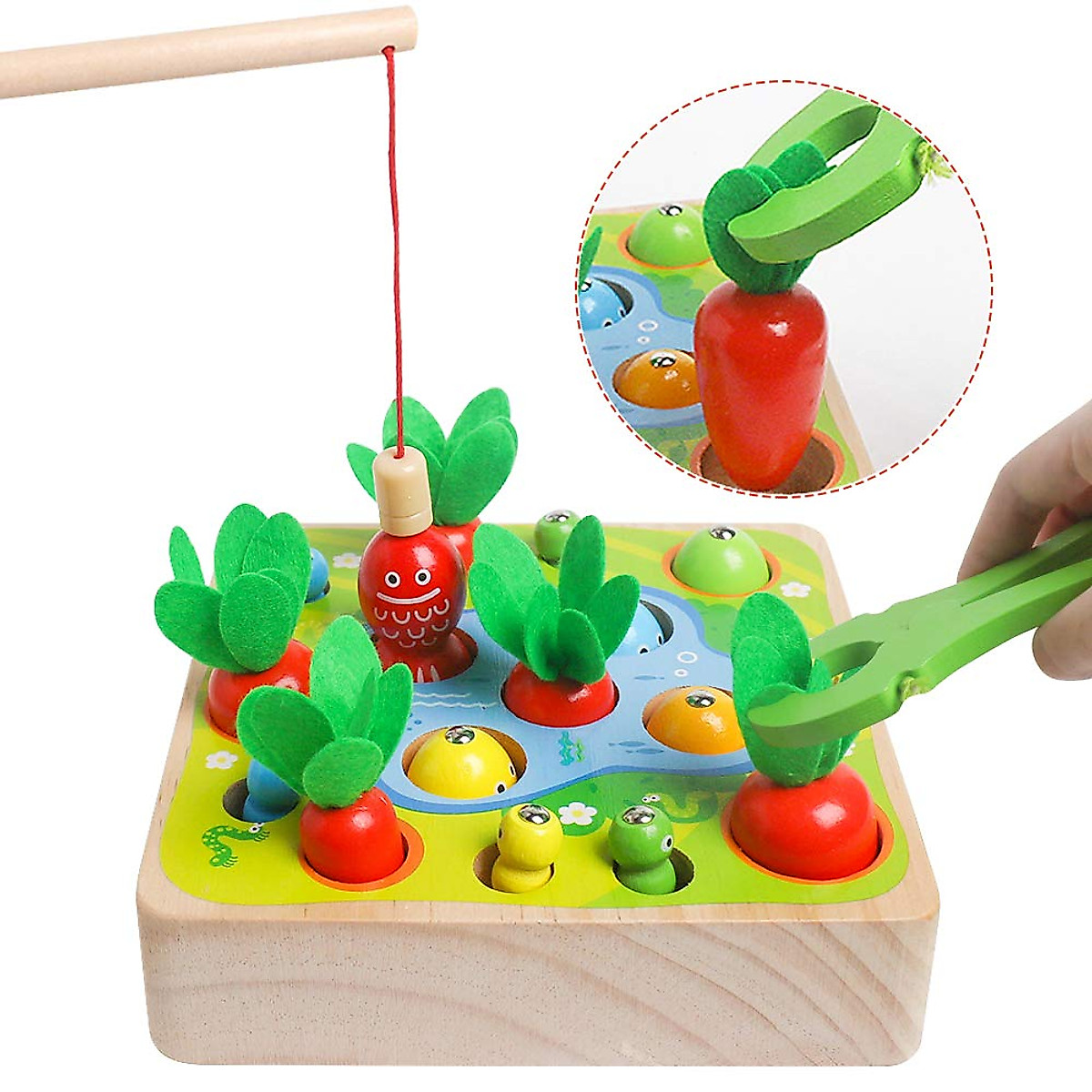 Skrtuan Wooden Toys Carrot Harvest