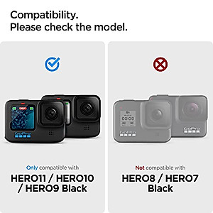 Spigen Tempered Glass Screen Protector designed for GoPro Hero 11 / GoPro Hero 10 / GoPro Hero 9 - Multi Pack