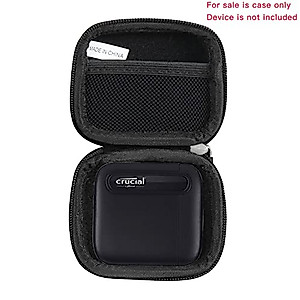 Hermitshell Hard Travel Case for Crucial X6 500GB / 1TB / 2TB / 4TB Portable SSD External Solid State Drive