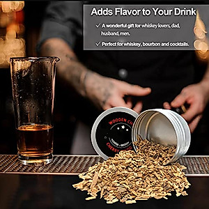 Cocktail Smoker Kit- Whiskey Smoker, Drink Smoker Infuser Kit for Bourbon, Cocktail, Whiskey, Gift for Men, Cocktail Smoker Kit
