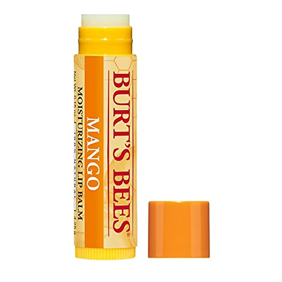 Burt's Bees Lip Balm - Mango, Lip Moisturizer With Responsibly Sourced Beeswax, Tint-Free, Natural Origin Conditioning Treatment, 2 Tubes, 0.15 oz.