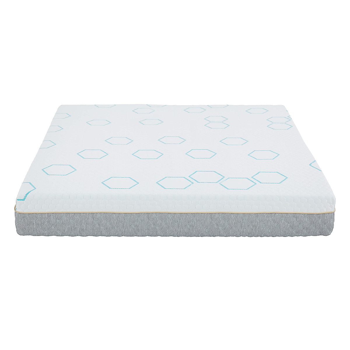 Lexicon Mayesville 8-Inch Copper-Infused Memory Foam Mattress, Queen, Gray