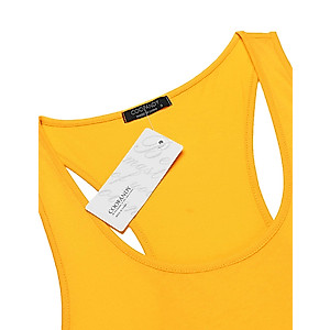 COOFANDY Men's 3 Pack Tank Tops Cotton Performance Sleeveless Casual Classic T Shirts (Blue/Red/Yellow, Large)