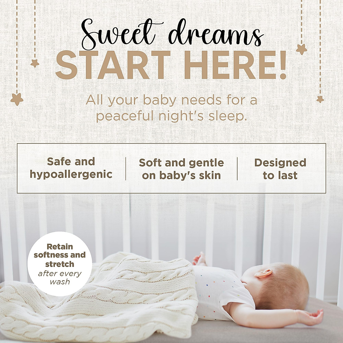 Bassinet Sheet for Bassinet Mattress - 100% Organic Jersey Knit Cotton - Snuggly Soft & Cozy Sheets Fitted for Oval Rectangle & KoolaBaby Bedside Sleeper - White & Grey 2 Pack