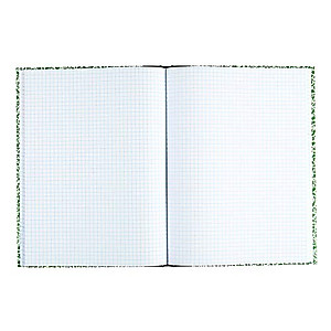National Lab Notebook, Quadrille Rule (5 sq/in), Green Marble Cover, (96) 10.13 x 7.88 Sheets