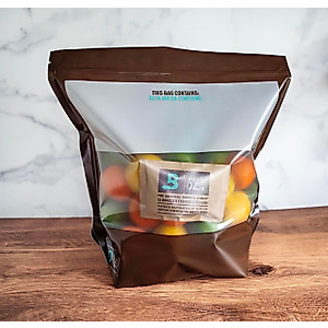Boveda Fresh Bag – 62% RH Size 67 Included - For Curing & Storing Up to 1 Pound (16 Oz) – 1 Large Zip Lock Storage Bag with 2-Way Humidity Control Pack