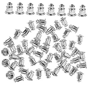 200 Pcs Earrings Earplugs Earring Backs for Studs Earring Backs for Kids Metal Earring Backs Heavy Earring Support Backs Earring Parts Earring Accessories Pierced Earring Backs