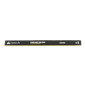 CORSAIR VENGEANCE RGB DDR5 RAM 32GB (2x16GB) 6000MHz CL36-36-36-76 1.35V Intel XMP Desktop Computer Memory - White (CMH32GX5M2D6000C36W)