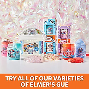 Elmer's GUE Premade, Donut Shop Variety Pack, Scented, Includes Fluffy, Glossy Blue, Slime Add-Ins, 2 Count