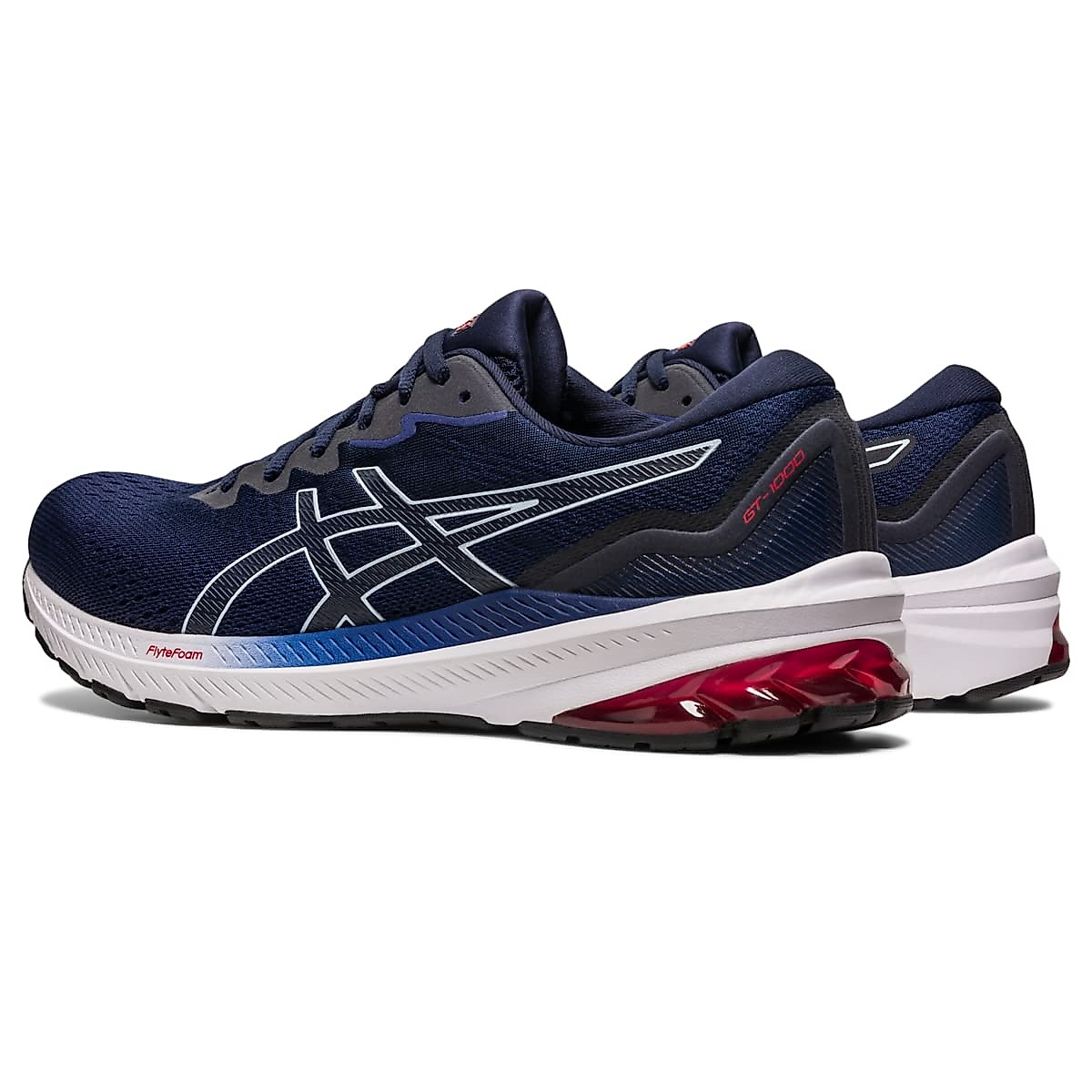 ASICS Men's GT-1000 11 Running Shoes, 11.5, Indigo Blue/Midnight