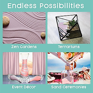 Sandsational Sparkle Royal Purple (Regency) Unity Sand, 1 LB (16 oz), Colored Sand for Weddings, Vase Filler, Home Décor, Craft Sand, Aquarium Sand, and More