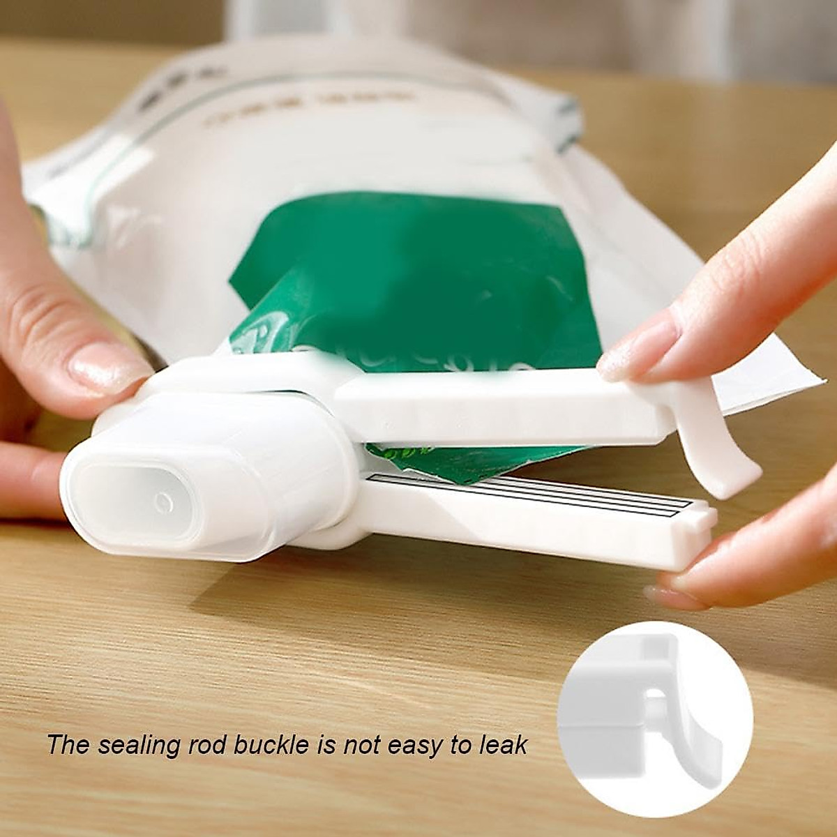 Snack Clips That Pour, Food Storage Sealing Clips with Pour Spouts, Reusable Seal and Pour Bag Clip, Bag Clip with Spout to Pour Food, Bag Clip Pour Spout for Organizing and Storing Food