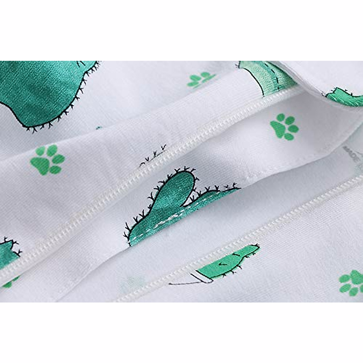 Owlivia Baby Rayon Made from Bamboo Footless Pajamas, Boys and Girls 2 Pack Zip up Sleep and Play, Long-Sleeve Coveralls(18-24 Months, Cactus & Off White)