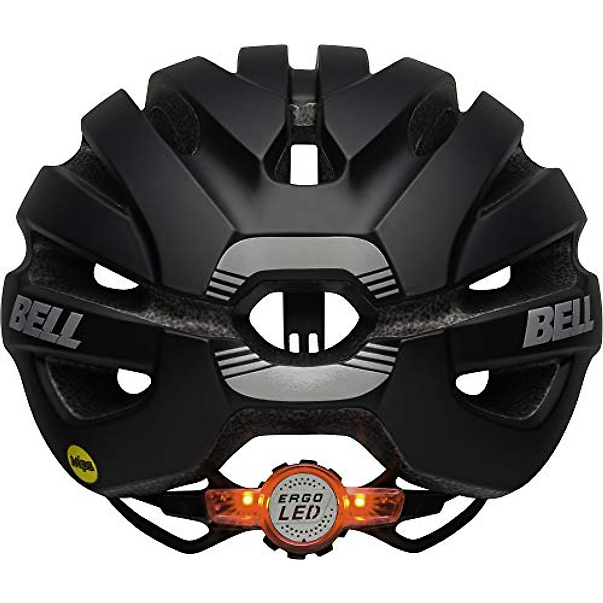 Bell Avenue MIPS LED Adult Road Bike Helmet (Matte/Gloss Black (2020), Universal Adult (54-61 cm))