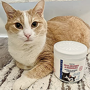 Stink Free Cat Solid Freshener, Absorber & Deodorizer - Room Purifier, Bathroom Odor Eliminator, Basement, Bedroom, House, Office etc. 15 oz. Rainstorm Fragrance