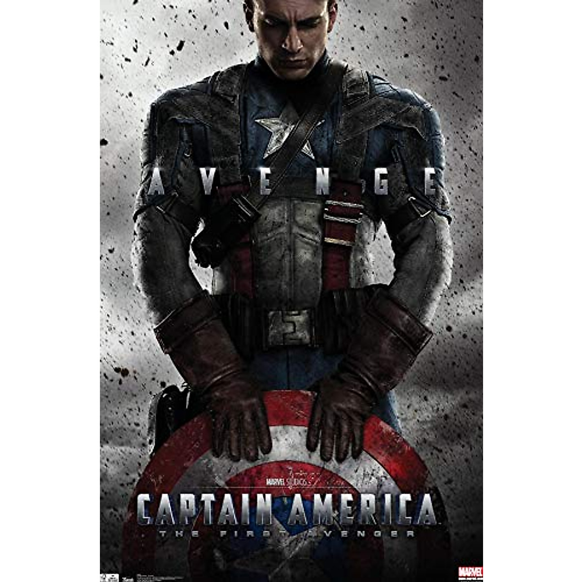 Trends International Marvel - Captain America - The First Avenger - One Sheet Wall Poster, 22.375" x 34", Premium Unframed Version