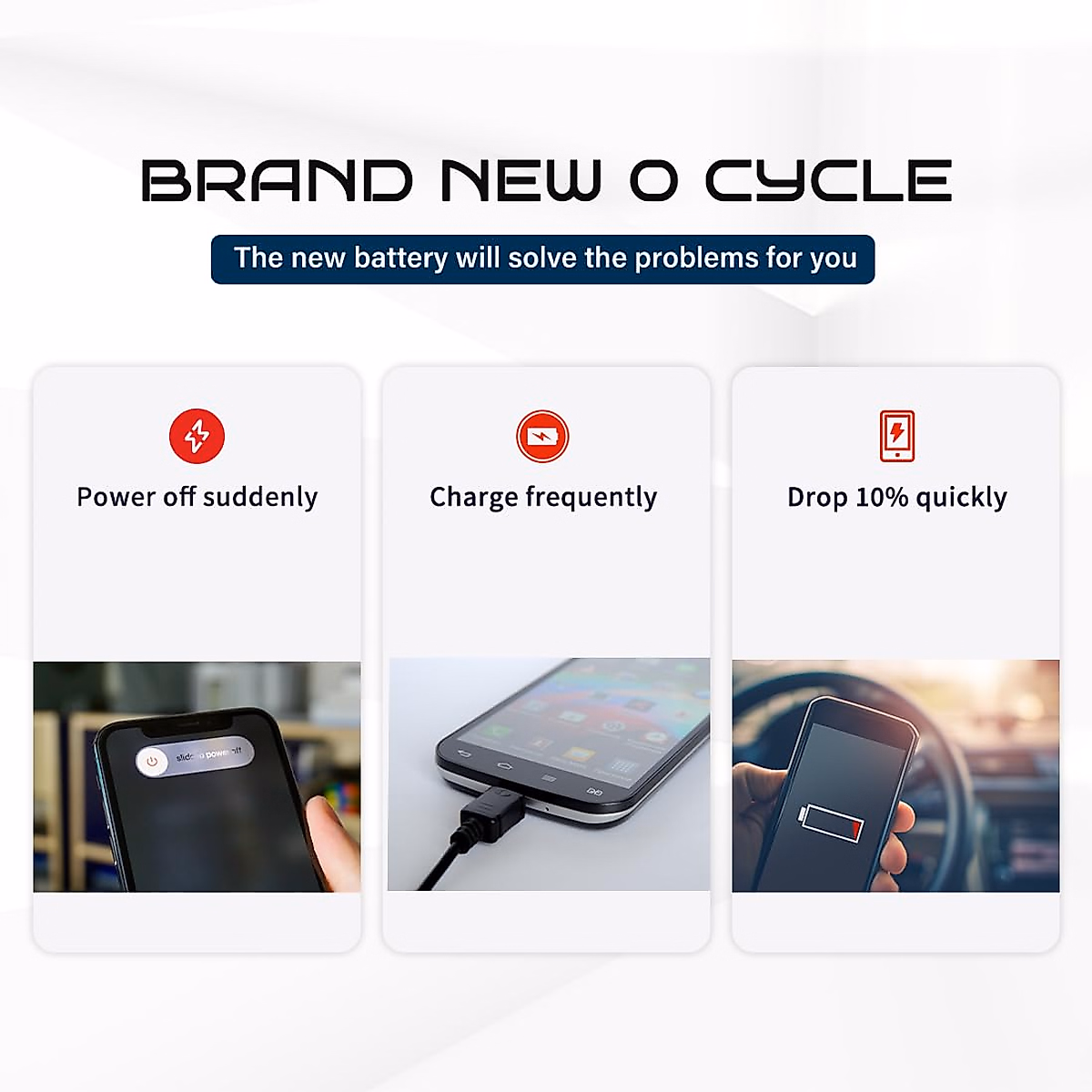 Qoutmcuy [2025 Upgraded] 4600mAh BL - 44E1F Replacement Battery for LG V20, Stylo 3/3 Plus (H918/H910/LS997/US996/VS995)