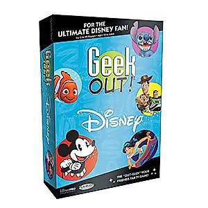 Geek Out! Disney Party Game | Enchanting Version of Popular Geek Out Board Game | A Trivia Bluffing Game Featuring Favorite Disney Characters | Perfect for Family Game Night | Fun Family Board Game