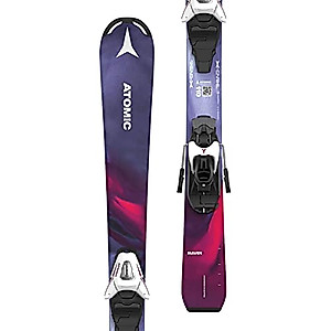 Atomic Maven Skis w/C 5 GW Bindings Kids Sz 100cm Blue/Bright Red